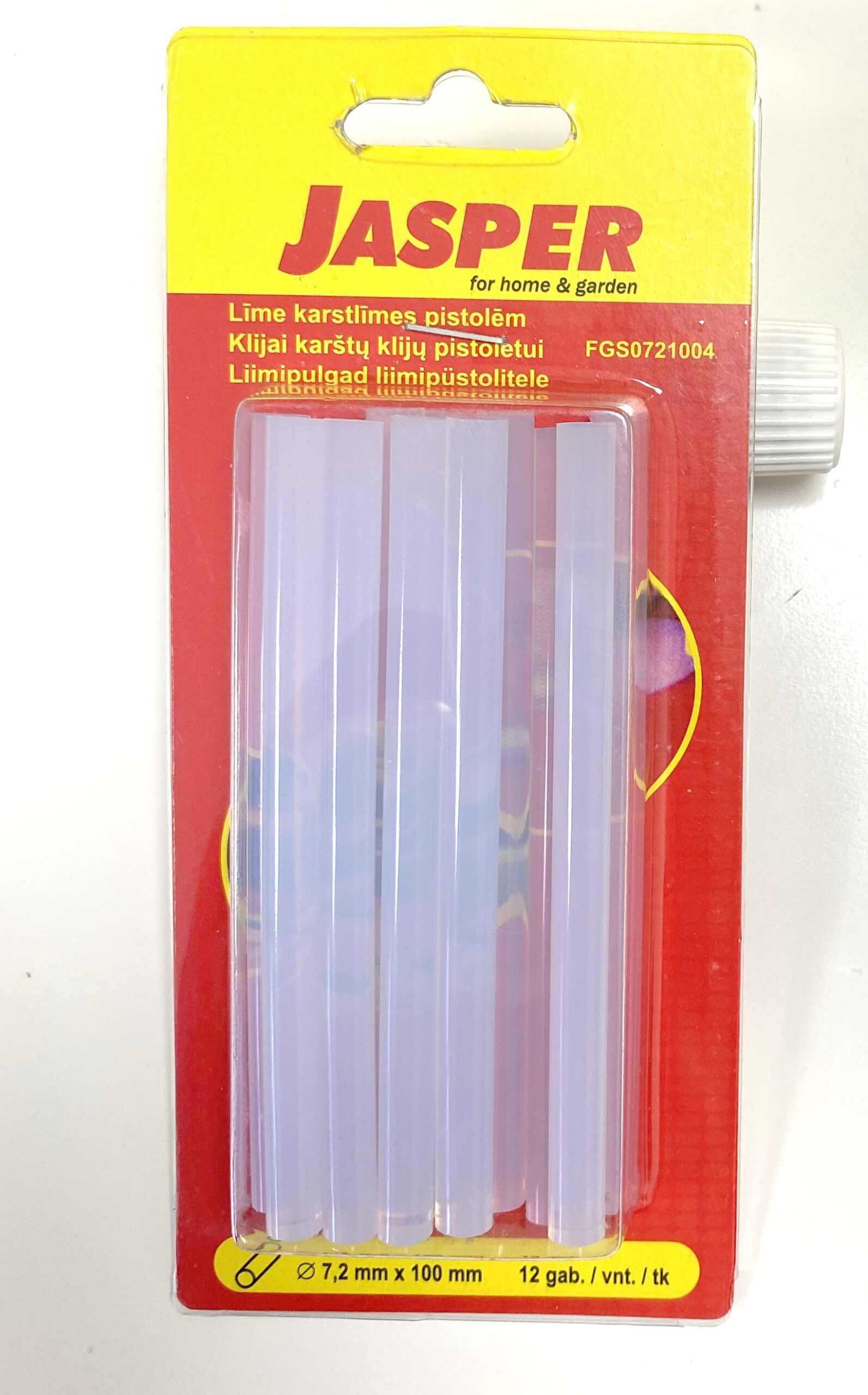 Glue sticks for glue guns, stick diameter d7,2x100mm, 12pcs – Nordic DIY